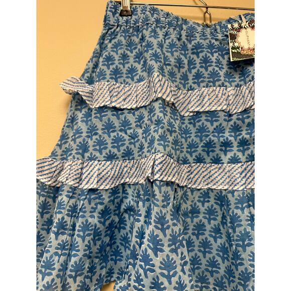 Oliphant | Skirts | Oliphant Blue Skirt Nwt | Poshmark